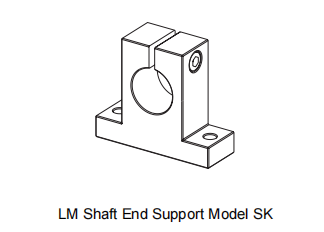 SK12 THK LM Shaft End Support Model SK - THK|IKO|HIWIN-WHCD Bearing